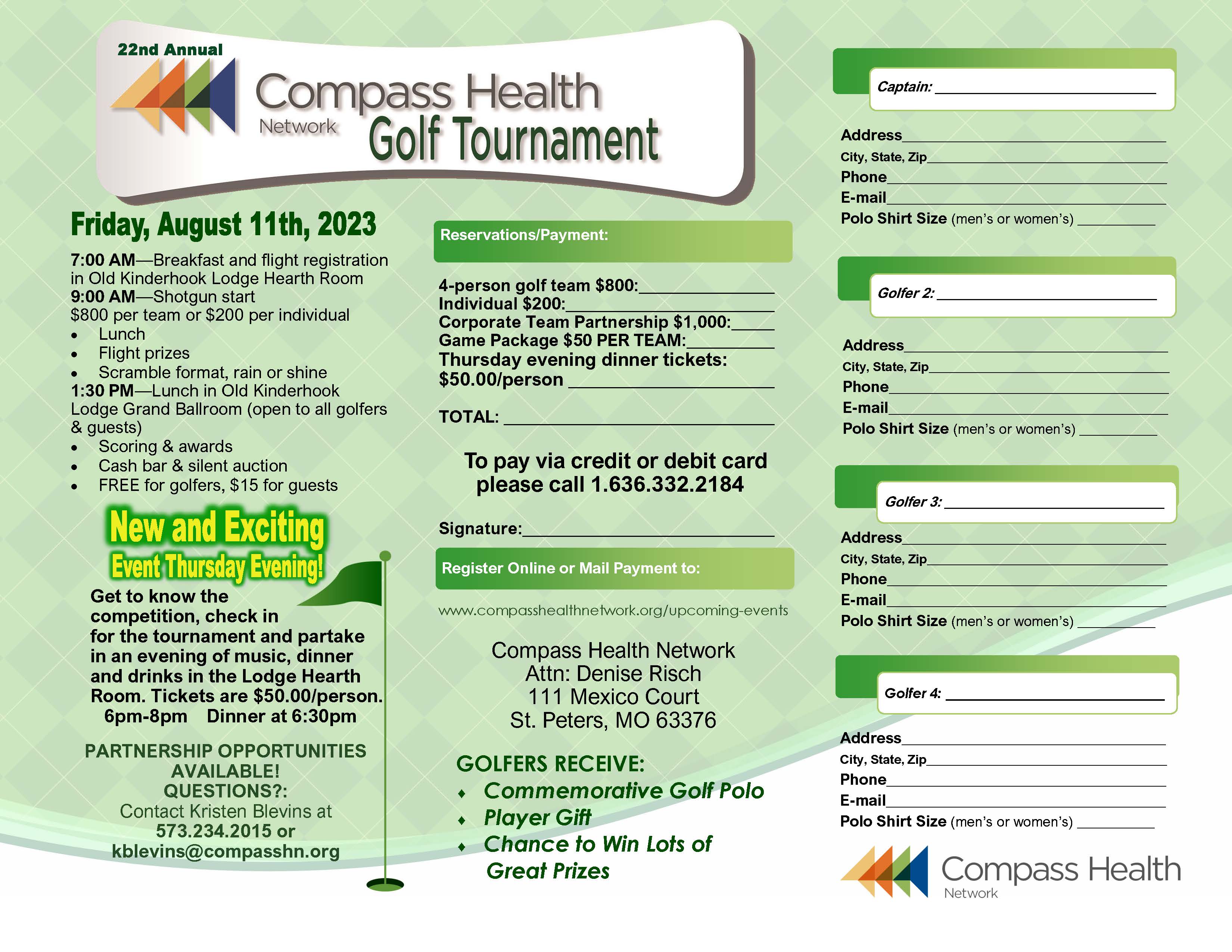 Compass Health Network Golf Tournament | United Way of Central Missouri