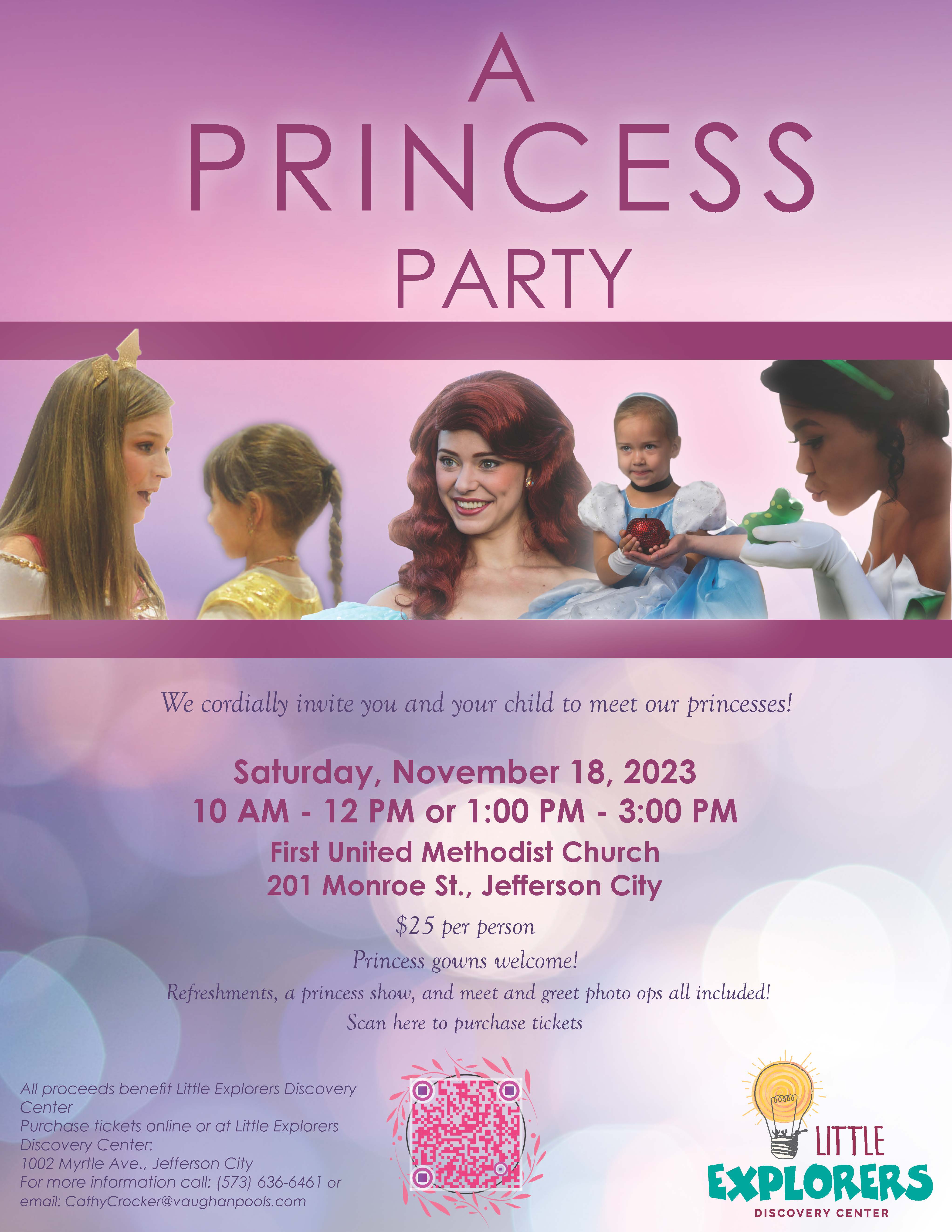 Little Explorers Discovery Center Princess Party | United Way of ...
